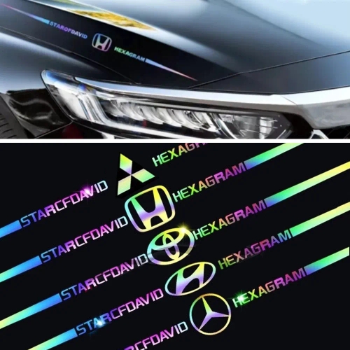 Car Body Laser Reflective Colorful Stickers for Enhanced Visibility and ...