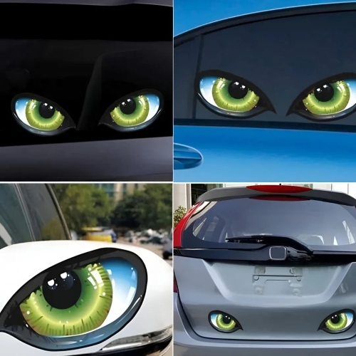 Car Horror Eye Sticker - Perfect Stickers for Car Rearview, Side ...