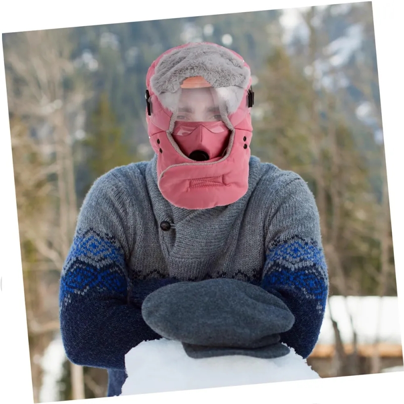 Winter Windproof Hat with Detachable Face Cover and Goggles – Cold ...