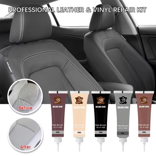DIY Leather and Vinyl Repair Kit for Car, Shoes, Home, and Office